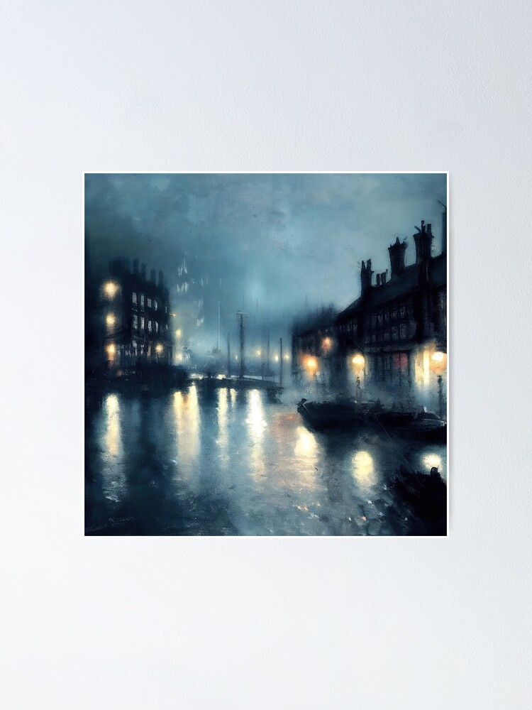 "London docks in the Victorian era" Poster for Sale by ErianAndre ...