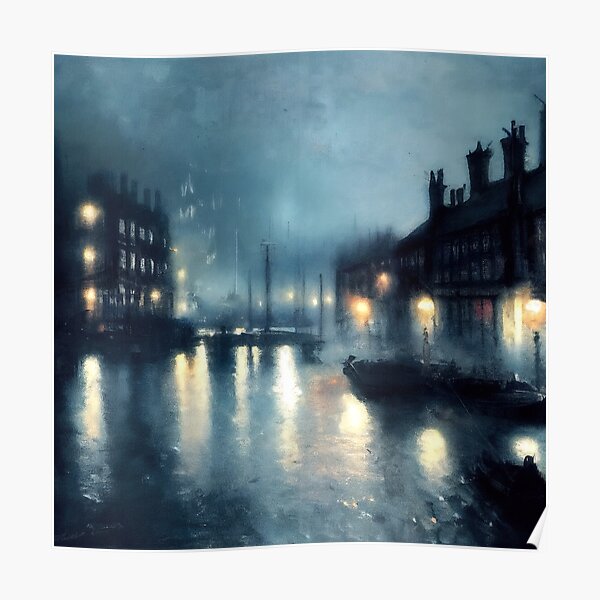 "London docks in the Victorian era" Poster for Sale by ErianAndre ...