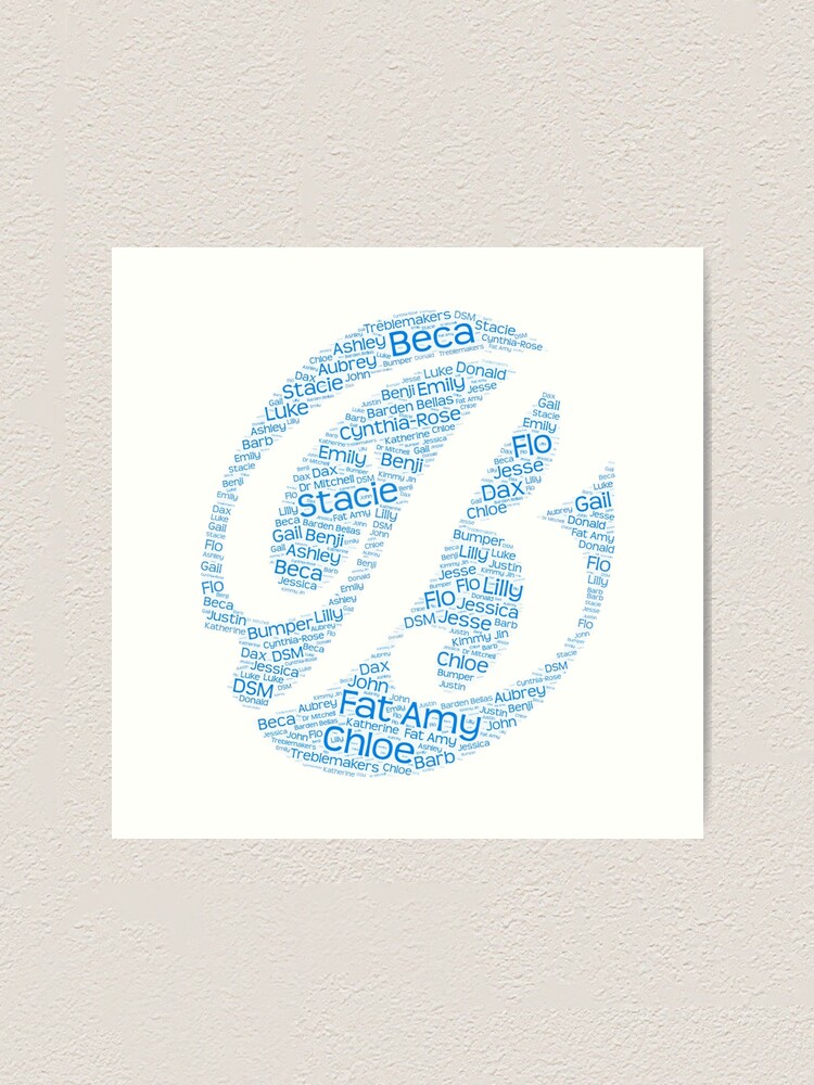 "Pitch Perfect word art" Art Print by lizzie081194 | Redbubble