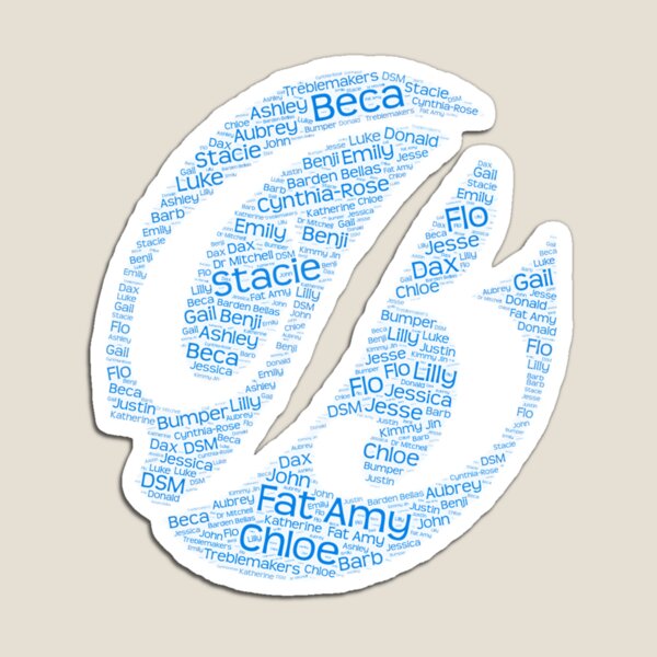 "Pitch Perfect word art" Magnet for Sale by lizzie081194 | Redbubble