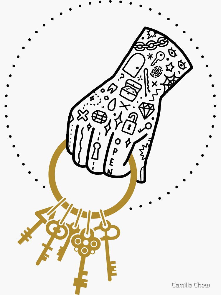 "Unlock" Sticker by LordofMasks | Redbubble