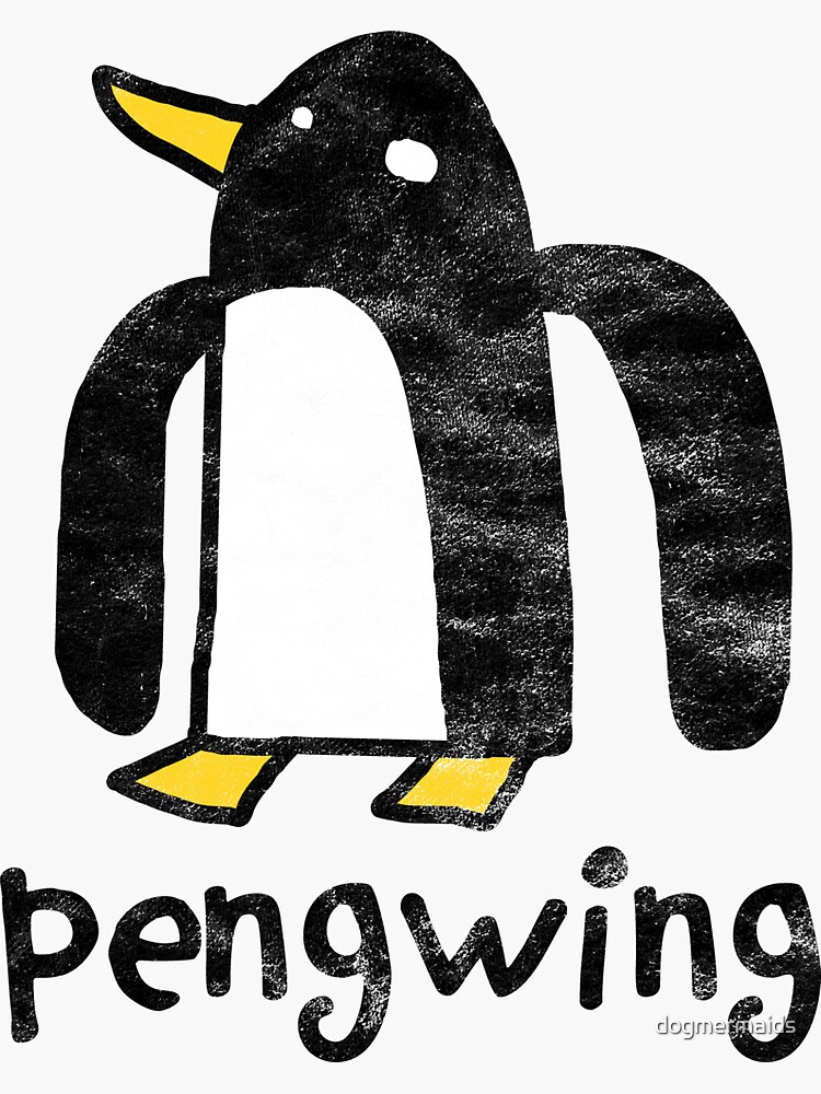 "pengwing" Sticker for Sale by dogmermaids | Redbubble