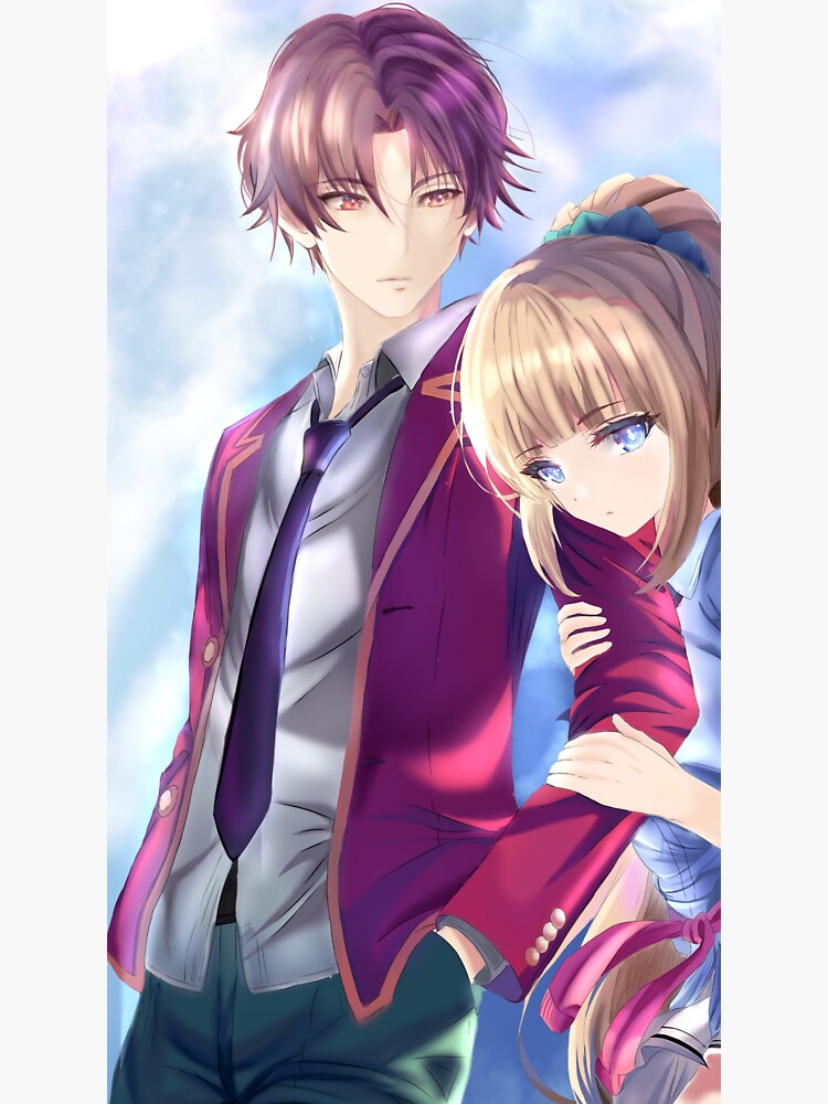 Pegatina «Ayanokouji Kiyotaka x Karuizawa Kei Aula de la élite» de ...