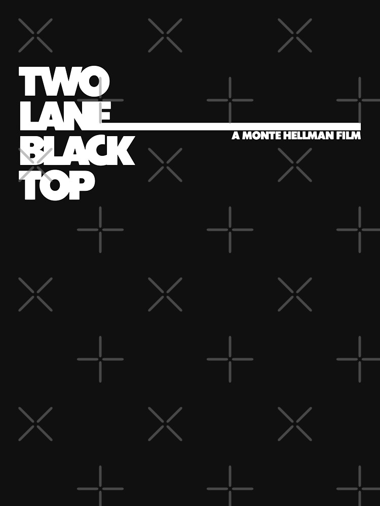 "Two Lane Blacktop Logo" T-shirt for Sale by brocklarock | Redbubble ...