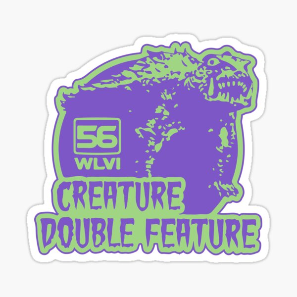 "Creature Double Feature (Gamera)" Sticker for Sale by SpacebugCo ...