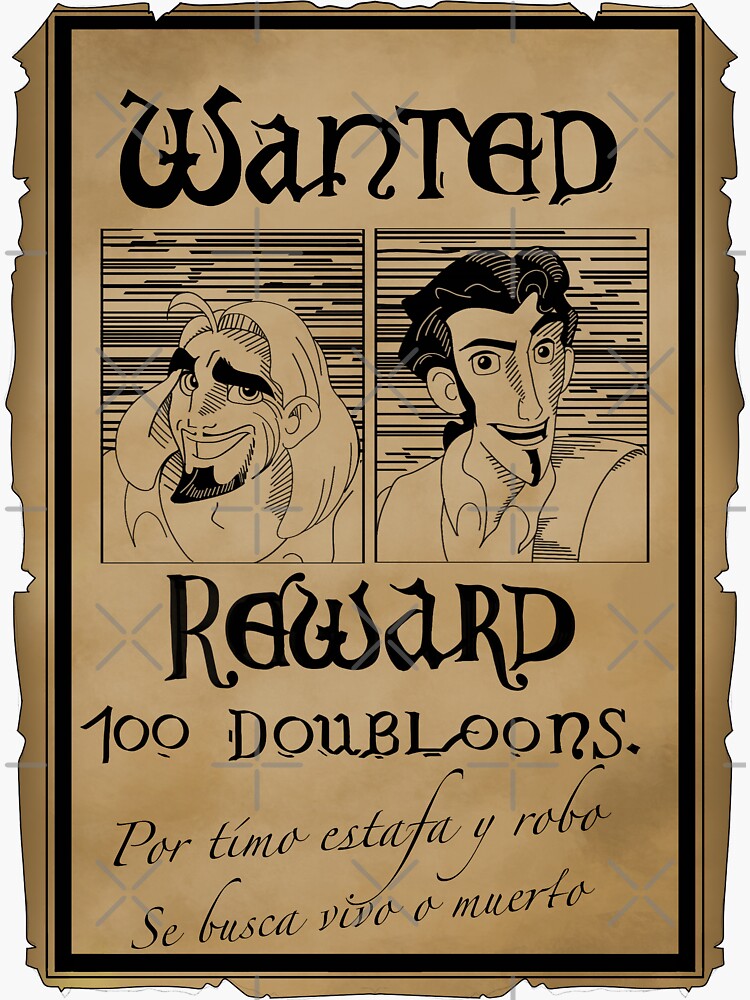 "Wanted Poster 2" Sticker for Sale by Redfoxart21 | Redbubble