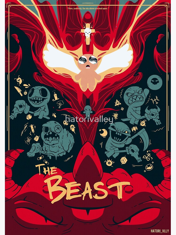 "The Binding of Isaac battle "The Beast" poster" Poster for Sale by ...