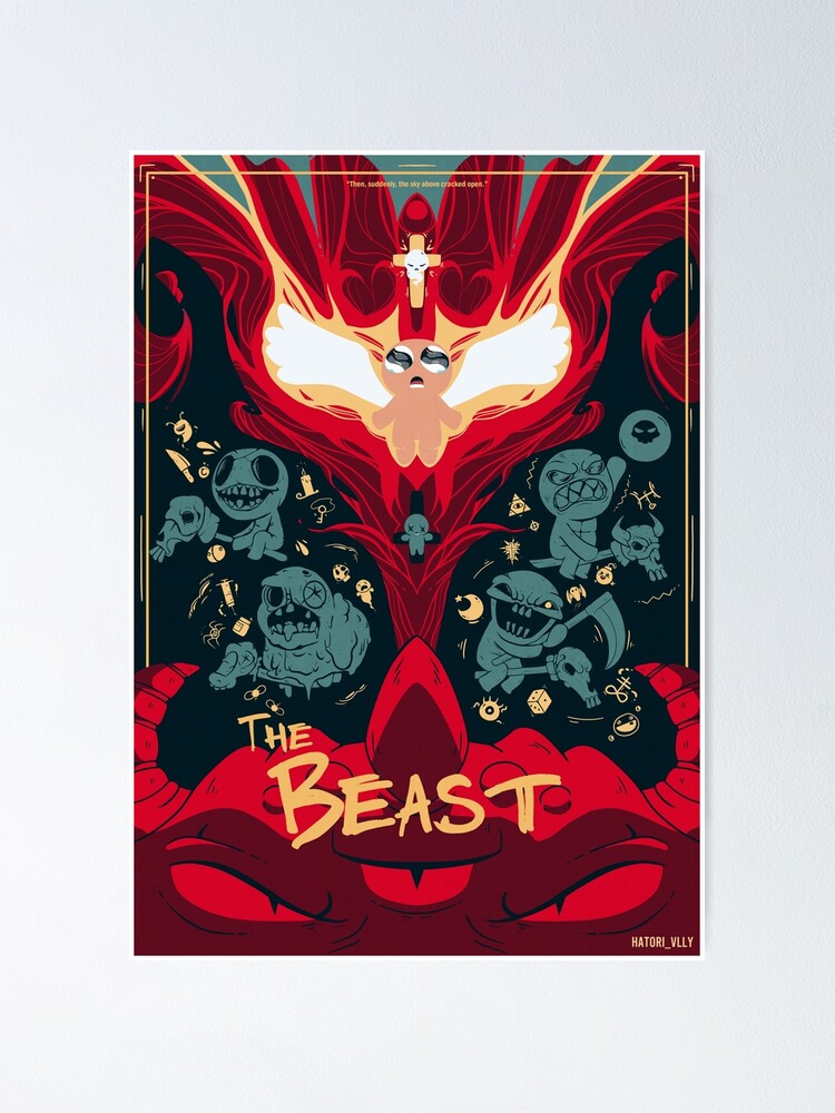 "The Binding of Isaac battle "The Beast" poster" Poster for Sale by ...