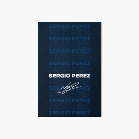 "Sergio Perez Red Bull Formula 1" Art Board Print for Sale by SiDesign ...