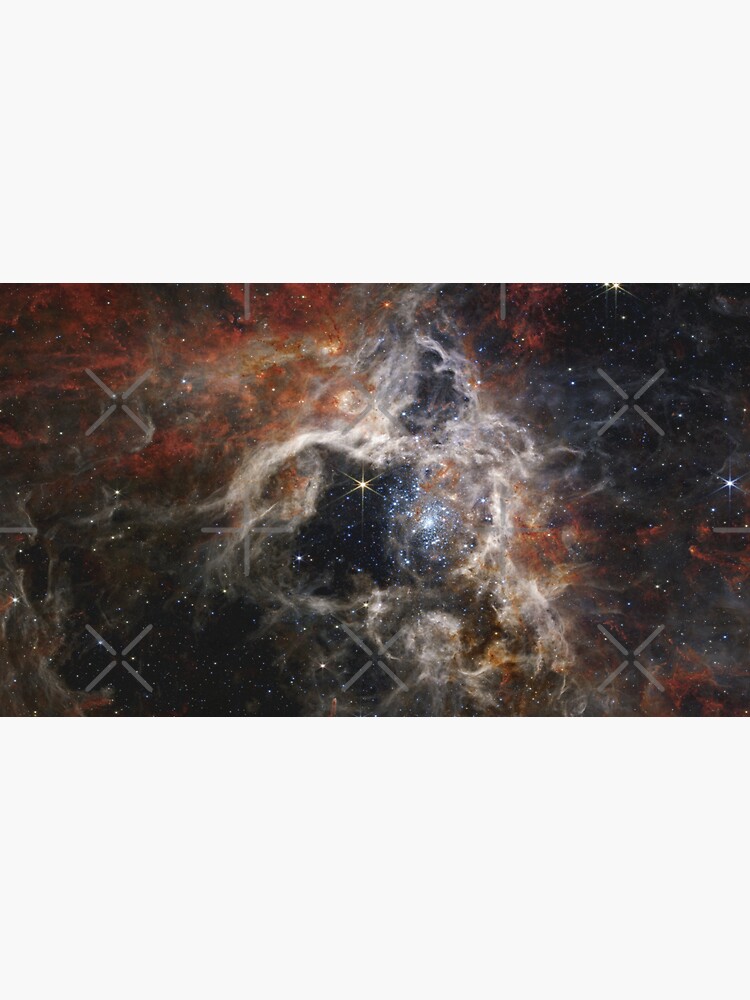 Tarantula Nebula Jwst Nircam Image Stars Galaxy Gorgeous Sticker For