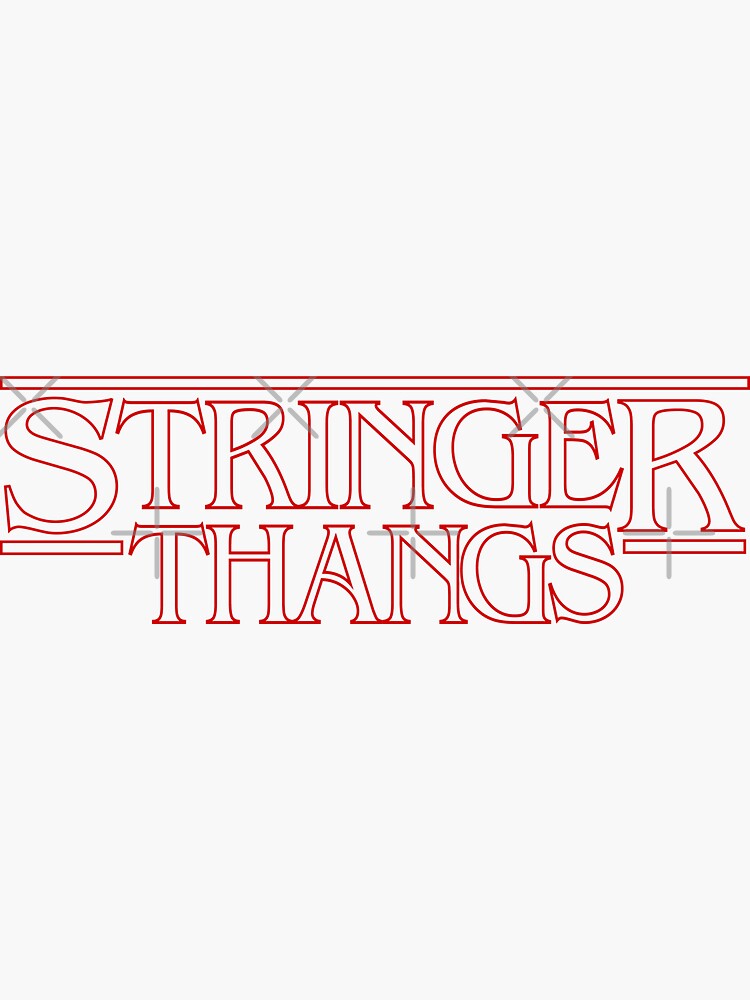 "Stringer Thangs" Sticker for Sale by buckwild | Redbubble