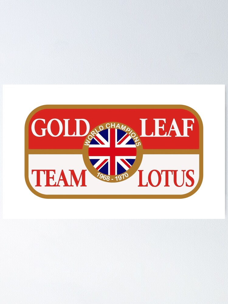 "Lotus classic sponsor retro f1 team" Poster for Sale by heatshop ...