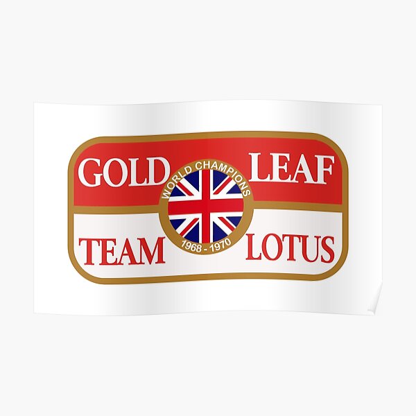 "Lotus classic sponsor retro f1 team" Poster for Sale by heatshop ...