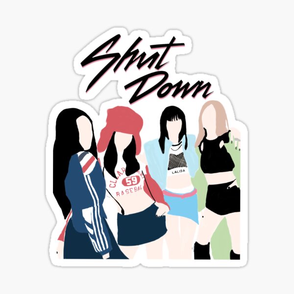Pegatina «BlackPink Apagar Born Pink Fanart» de JOYPARK7 | Redbubble