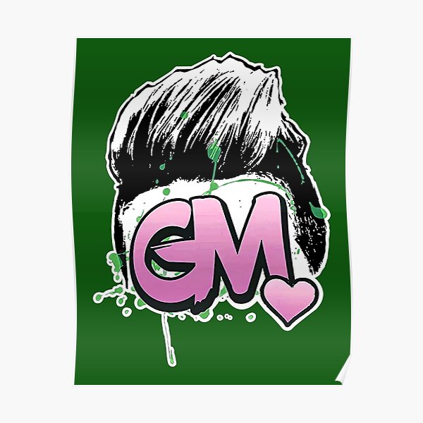 "Gavin Magnus Merch Gm black" Poster for Sale by baberscolbyw | Redbubble