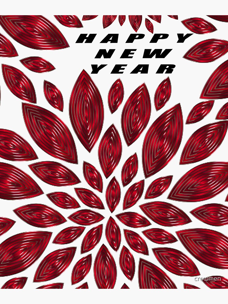 "happy new year 2023,welcom" Sticker for Sale by crowmen | Redbubble