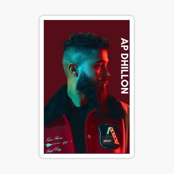 "AP Dhillon UK Ap Dhillon punjabi singer punjab117" Sticker for Sale by ...