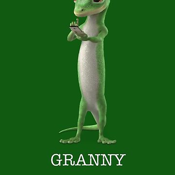 "Geico Gecko Mans Porcelain Ornament Graphic Ding Unisex Youth Funny ...