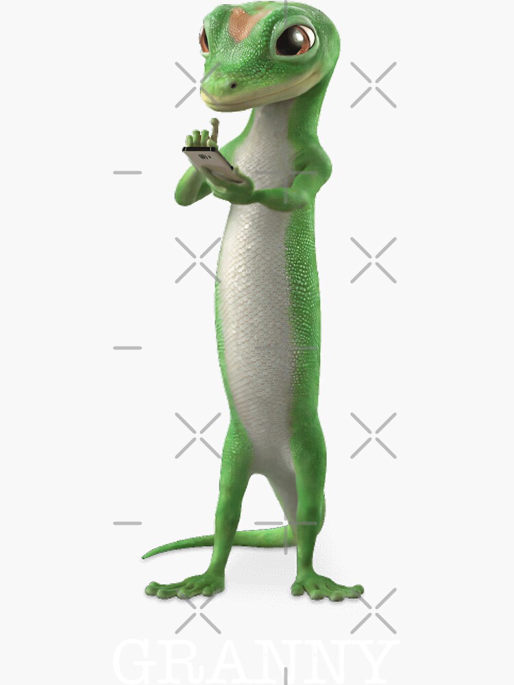 "Geico Gecko Mans Porcelain Ornament Graphic Ding Unisex Youth Funny ...