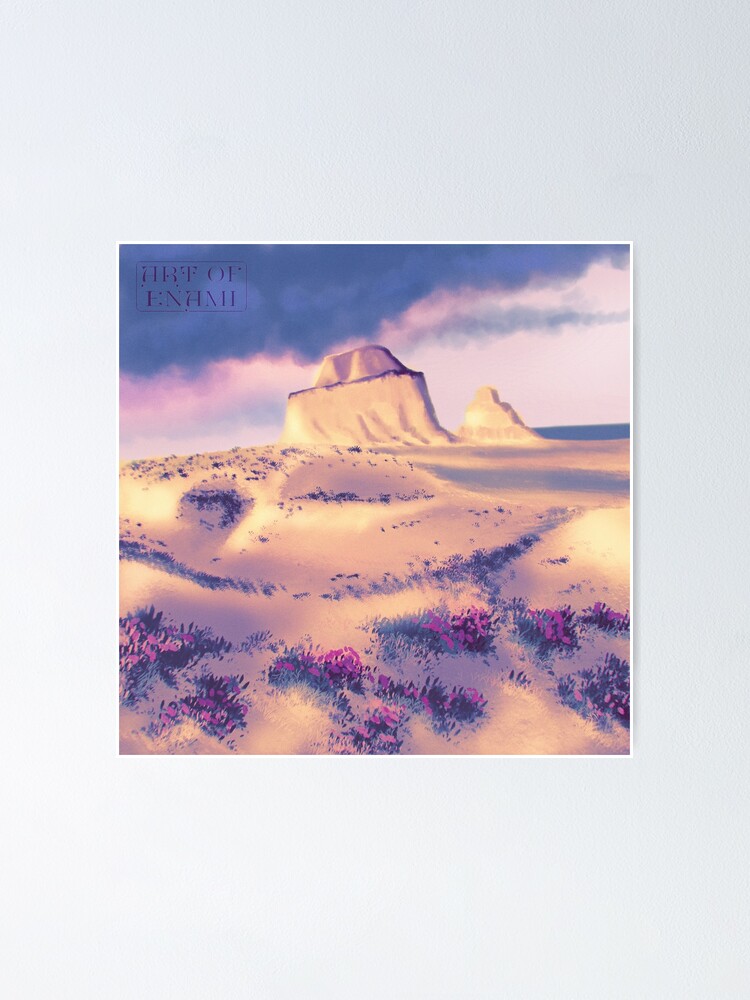 "Pretty desert" Poster for Sale by Art-of-Enami | Redbubble