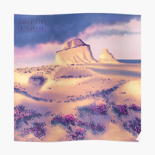 "Pretty desert" Poster for Sale by Art-of-Enami | Redbubble