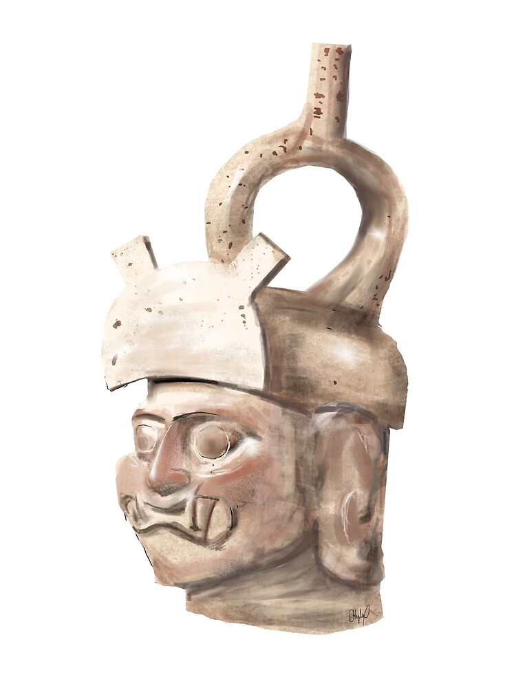 "Huaco-Retrato N°1" Poster by MijaelSerruto | Redbubble