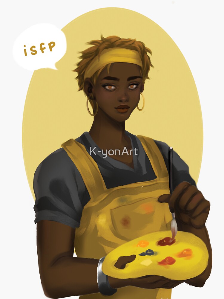 "ISFP" Sticker for Sale by K-yonArt | Redbubble