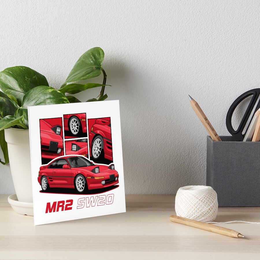 "Toyota MR2 SW20 JDM" Poster for Sale by squeal tires | Redbubble