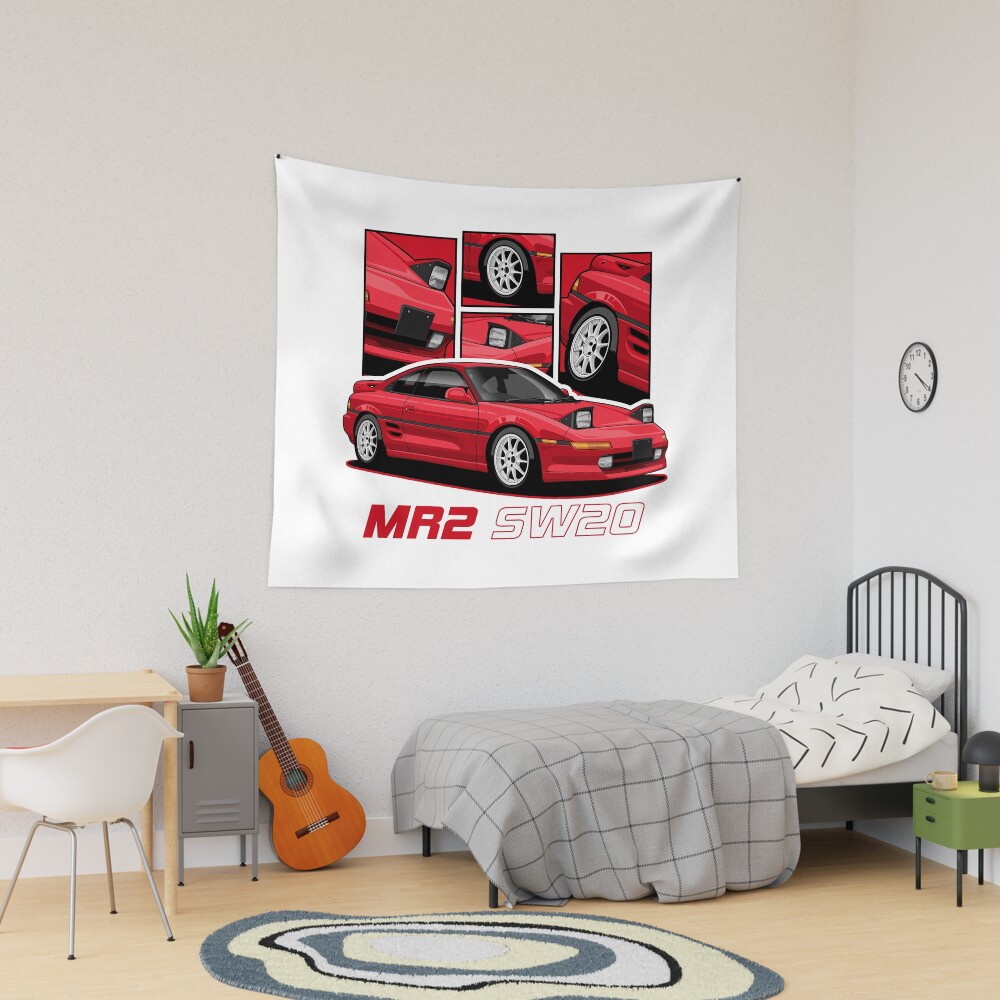 "Toyota MR2 SW20 JDM" Poster for Sale by squeal tires | Redbubble