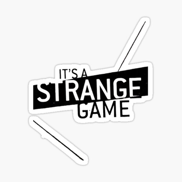 "Strange Game" Sticker for Sale by AnthonySulli | Redbubble