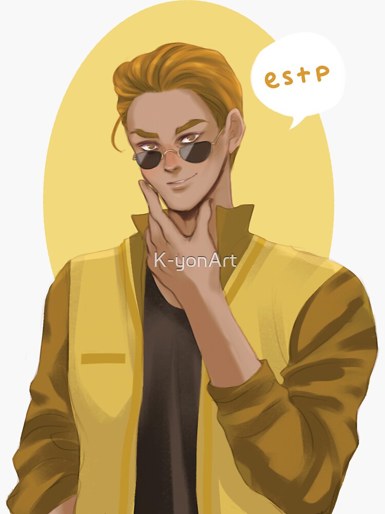 "ESTP" Sticker by K-yonArt | Redbubble