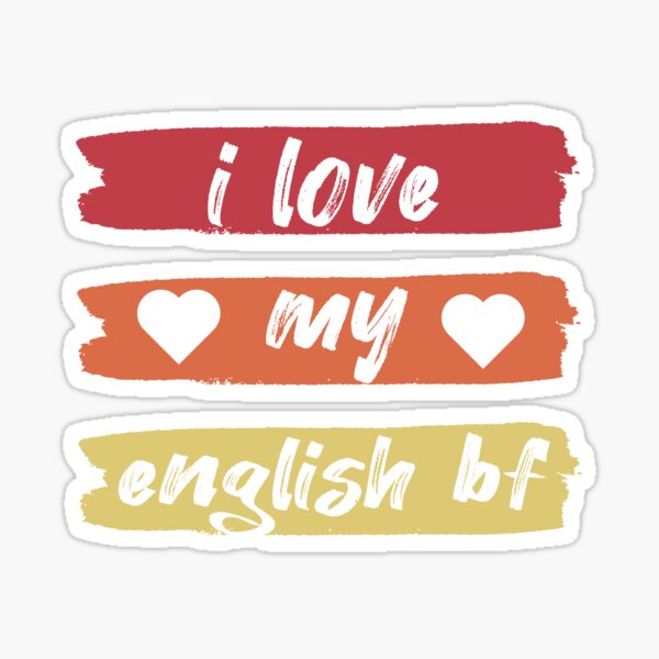 "english bf ,boyfriend" Sticker for Sale by SpaceDream22 | Redbubble