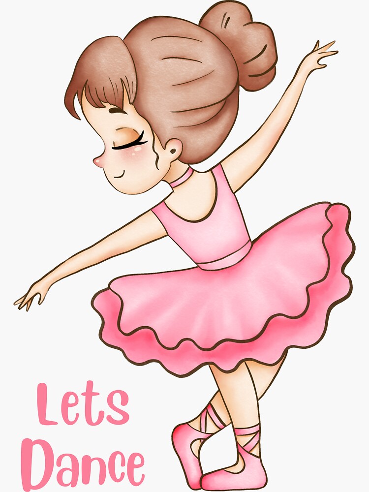 "Lets Dance, Dancing Doll, Pink Doll" Sticker for Sale by AngelMaha ...