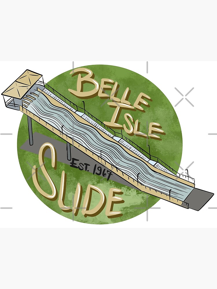 "Belle Island Slide Kooks Slam" Poster for Sale by Statepallets | Redbubble