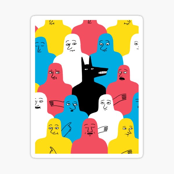 "A wolf" Sticker for Sale by jackteagle | Redbubble