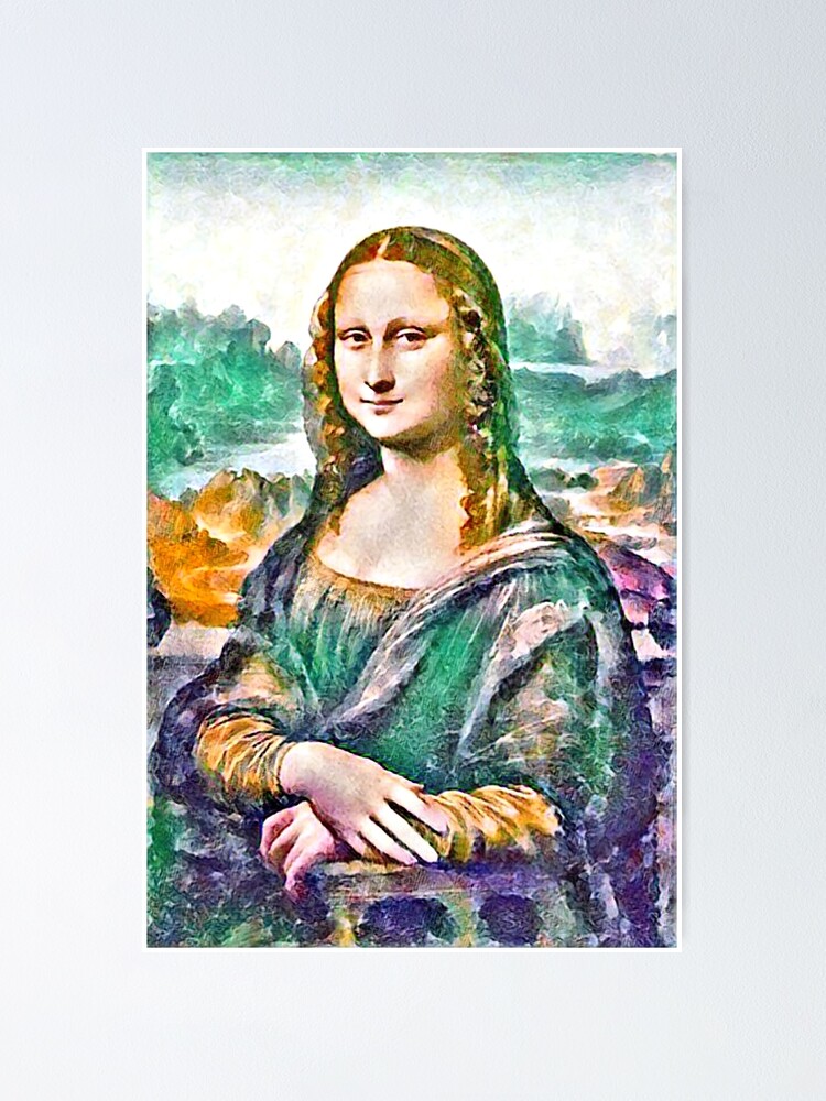Poster « "Mona Lisa (52)" une peinture emblématique de la Renaissance ...
