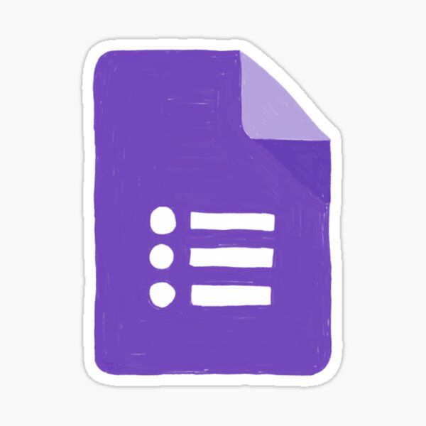 Pegatina «Icono de lápiz de Formularios de Google» de KennyLucky ...