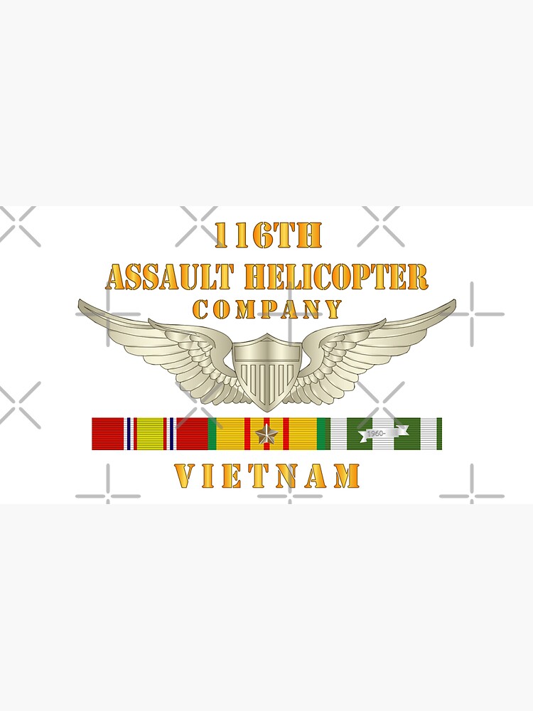 "Army - 116th Assault Helicopter Co w Aviator Badge w VN SVC x 300" Cap ...