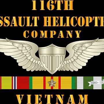 "Army - 116th Assault Helicopter Co w Aviator Badge w VN SVC x 300 ...