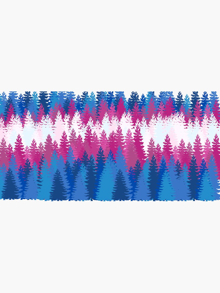 "Transgender Pride Flag Trees Design LGBT" Sticker for Sale by rmgee573 ...