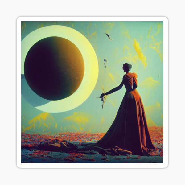 "Questioning Generosity" Sticker for Sale by CrtnDesigns | Redbubble