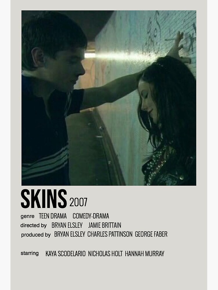 "skins movie poster 02" Poster for Sale by jennamcmahon | Redbubble