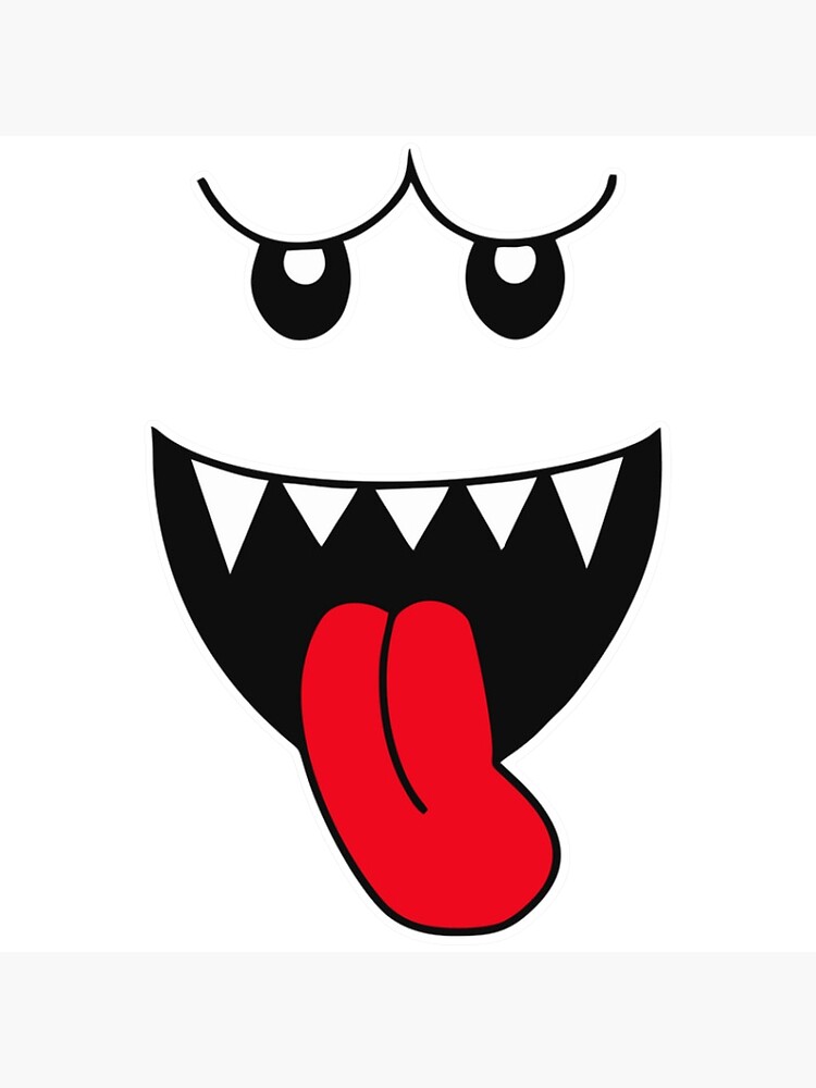 "king boo face" Poster for Sale by barukamuty | Redbubble