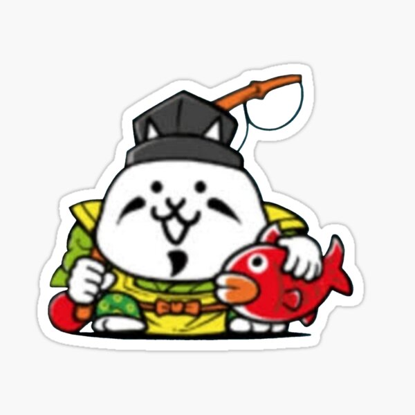 "Battle cats" Sticker for Sale by Jonnasushi | Redbubble