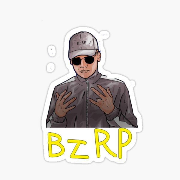 "Bizarrap | bzrp Gift idea for producer lovers " Sticker for Sale by ...