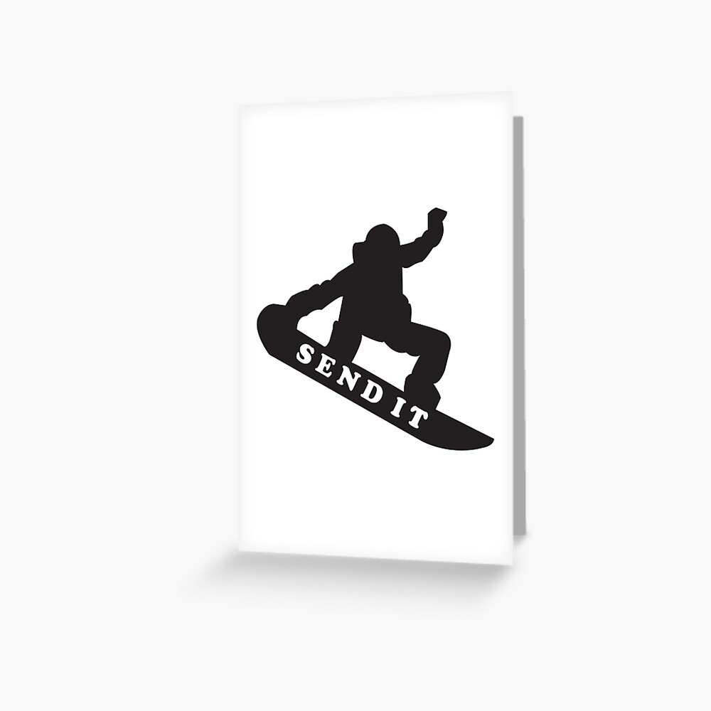 "Snowboard Send It Icon" Sticker for Sale by sendithomie | Redbubble