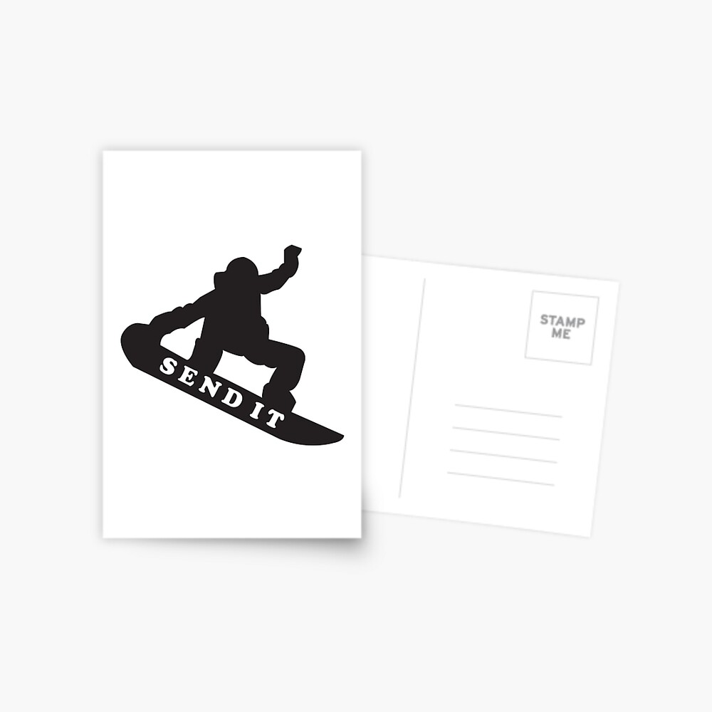 "Snowboard Send It Icon" Sticker for Sale by sendithomie | Redbubble