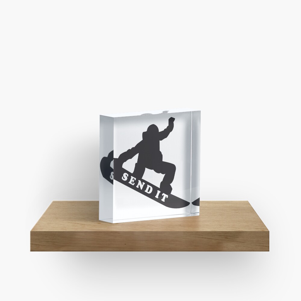 "Snowboard Send It Icon" Sticker for Sale by sendithomie | Redbubble