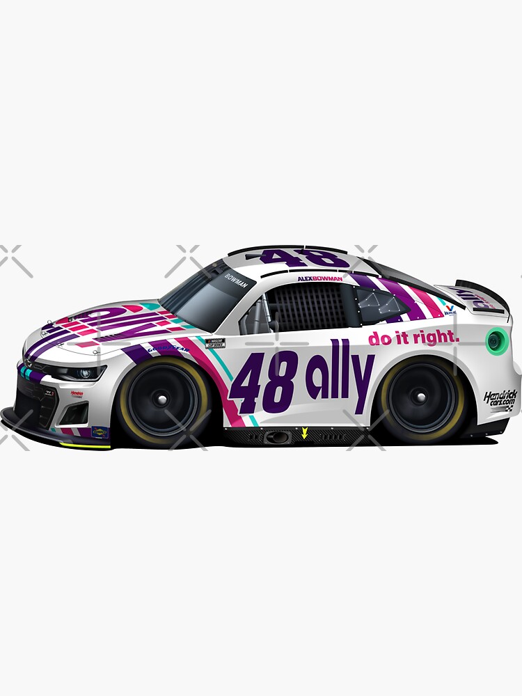 "Alex Bowman 2022" Sticker by Amblem-Store | Redbubble
