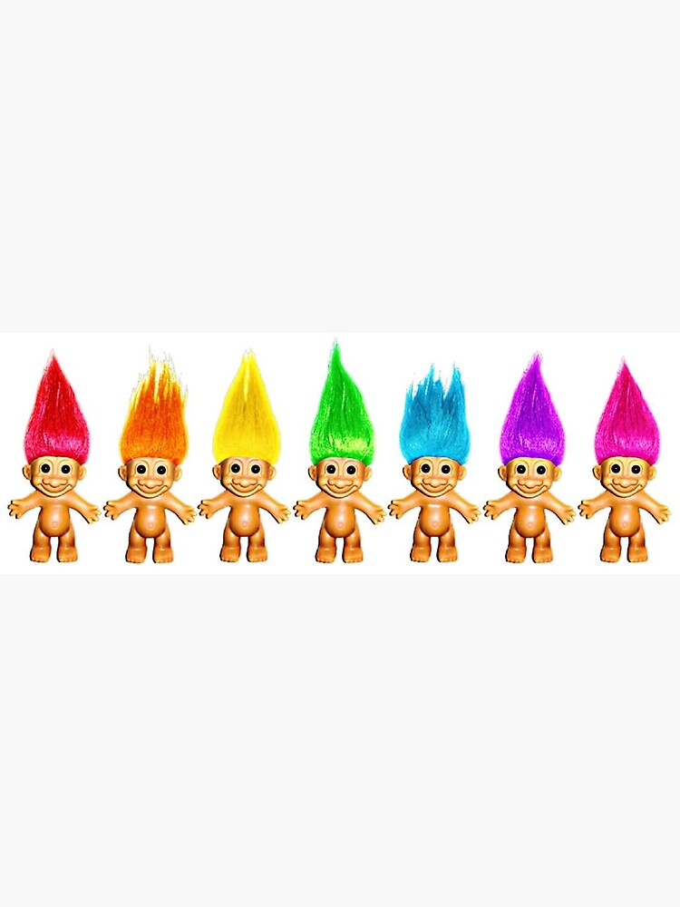 "Rainbow Trolls" Poster for Sale by Peachypeculiar | Redbubble
